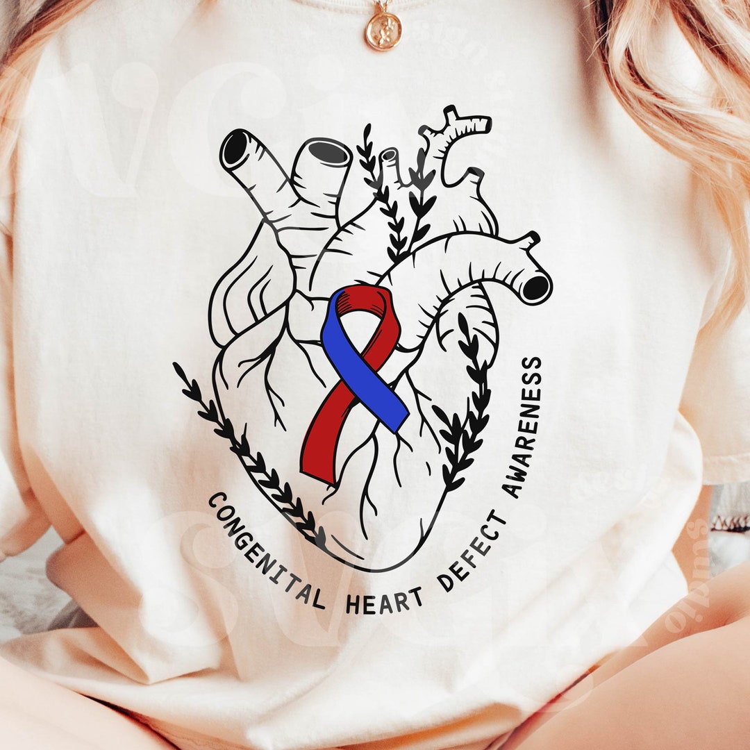 Congenital Heart Defect Awareness Svg Png - Etsy