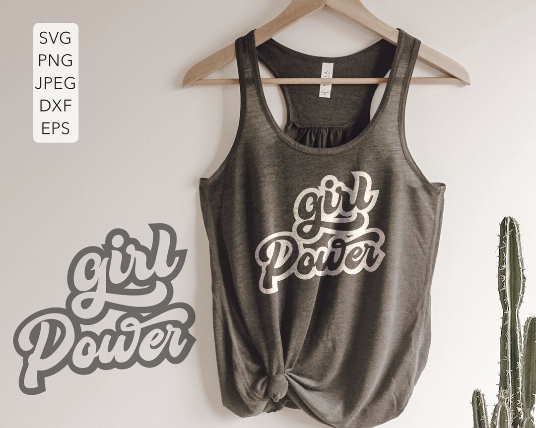 Girl Power Svg Retro, Boss Babe Svg, Feminist Svg, Retro Svg, Empowered ...