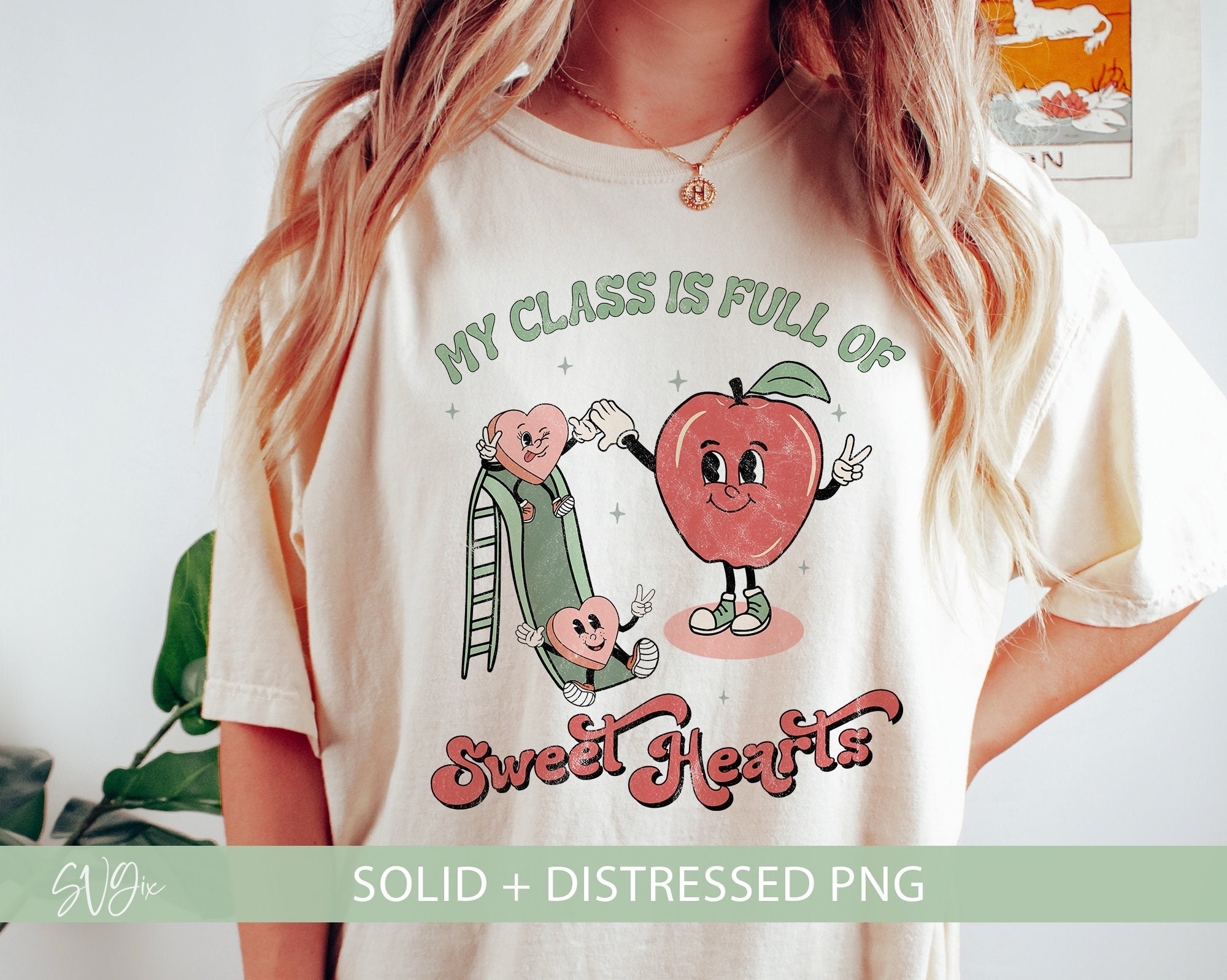 My Class is Full of Sweet Hearts PNG Pre K Teacher Valentines - Etsy