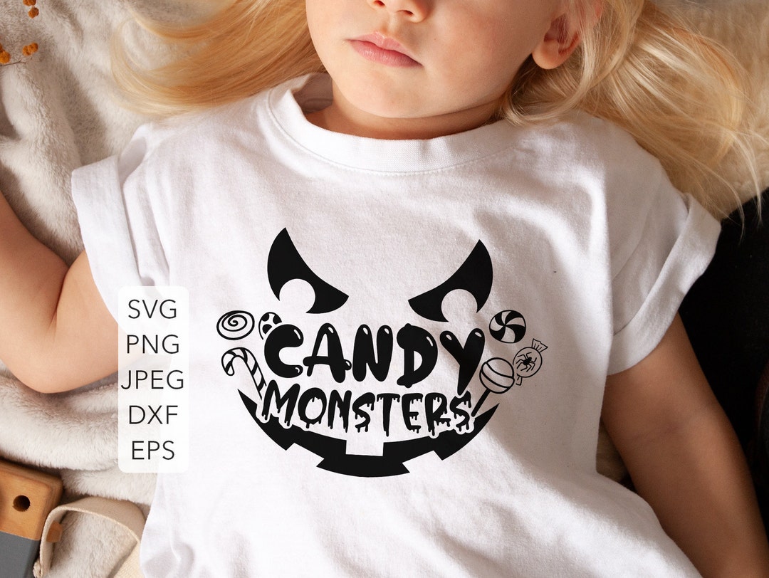 Candy Monster Svg Monster Svg Candy Svg Halloween Candy - Etsy