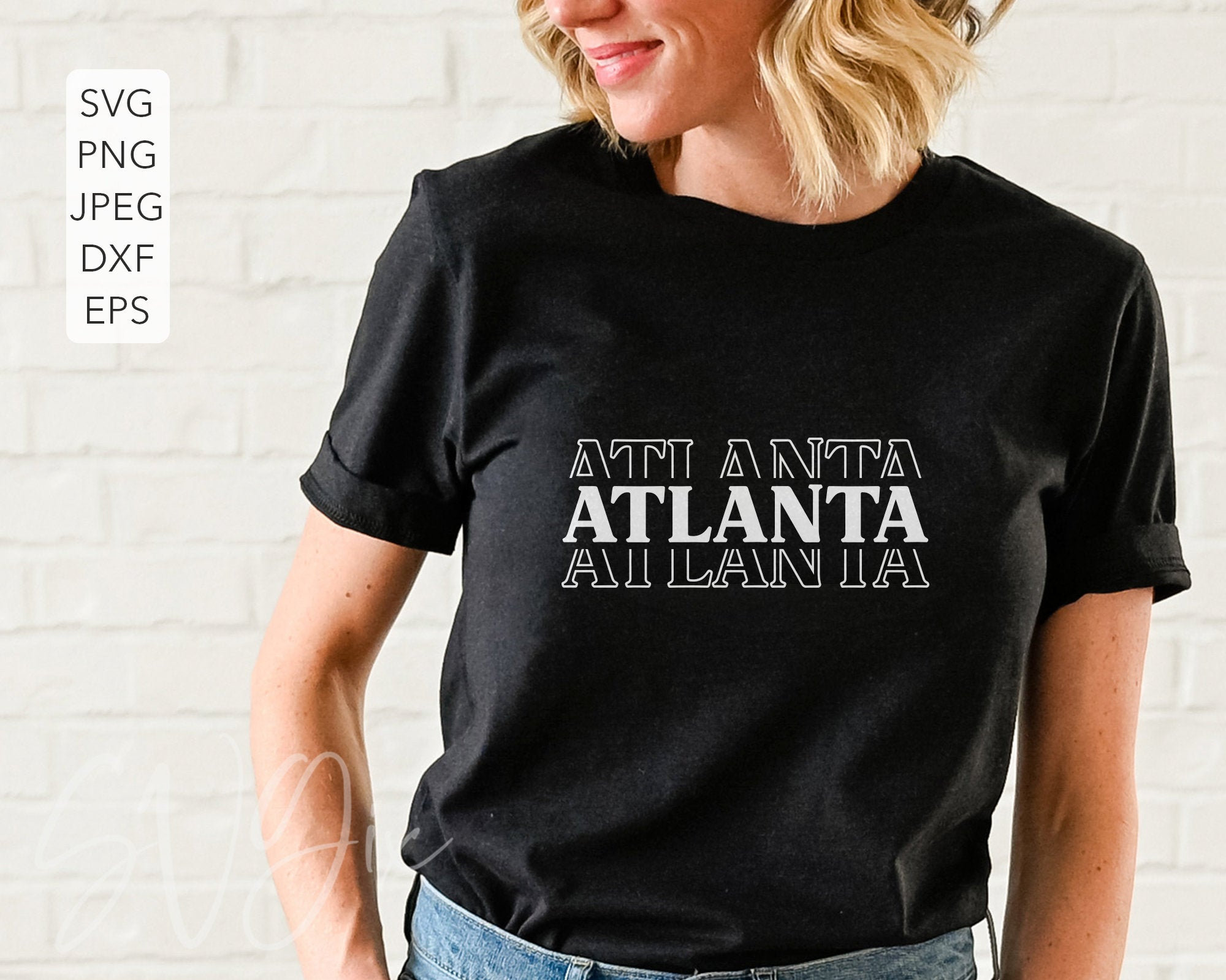 Atlanta SVG Georgia Svg Cut Files for Cricut Sublimation - Etsy