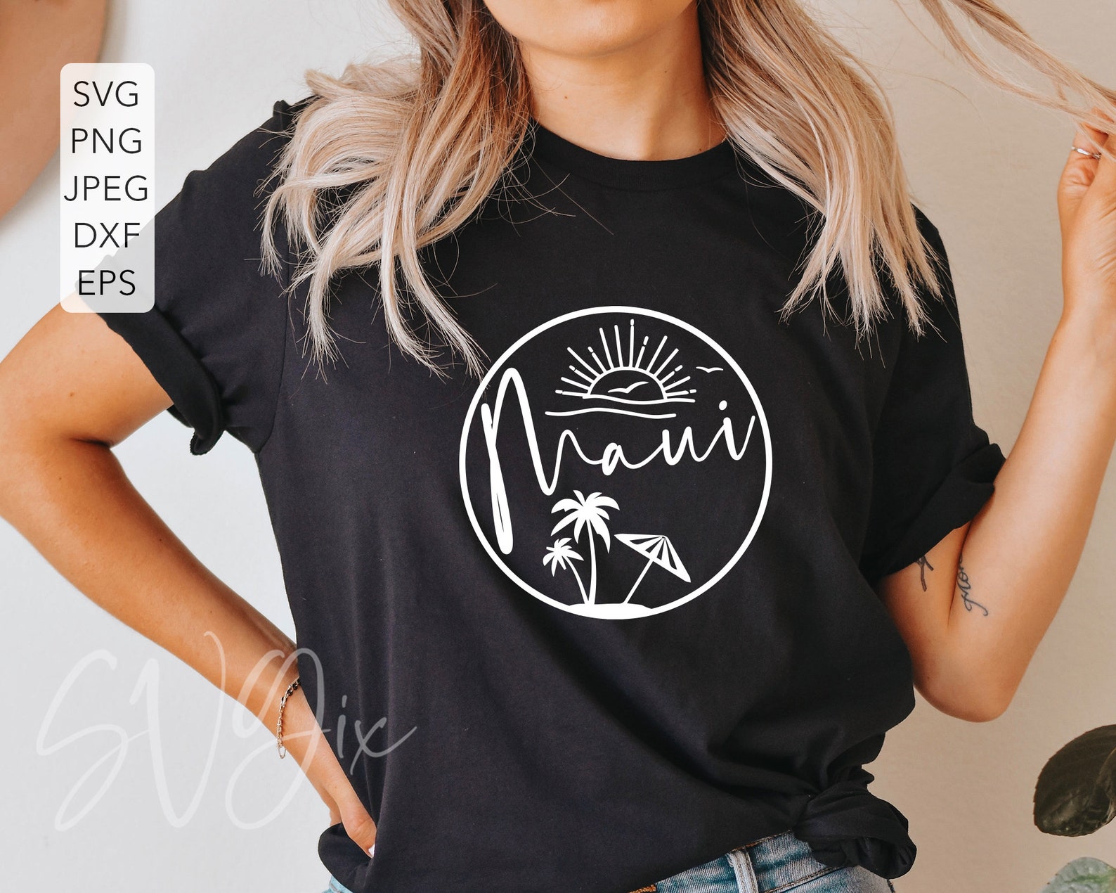 Maui SVG Maui Holidays Svg Summer Beach Svg Cut Files Cricut | Etsy