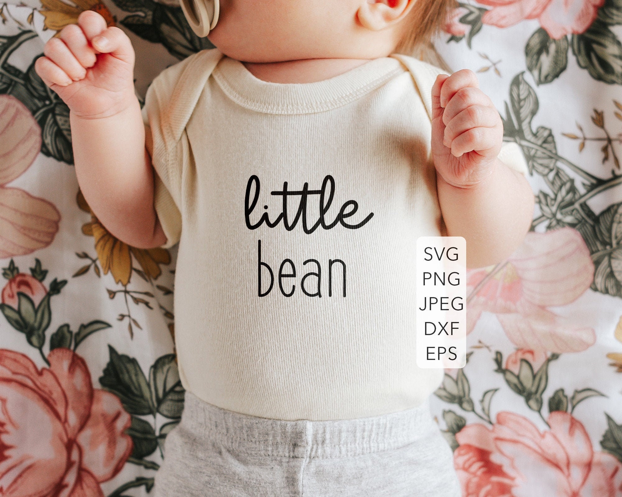 Art & Collectibles Drawing & Illustration Little Bean Baby SvG ...