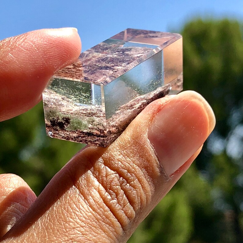 Rare Lodolite Garden Phantom Quartz - Etsy