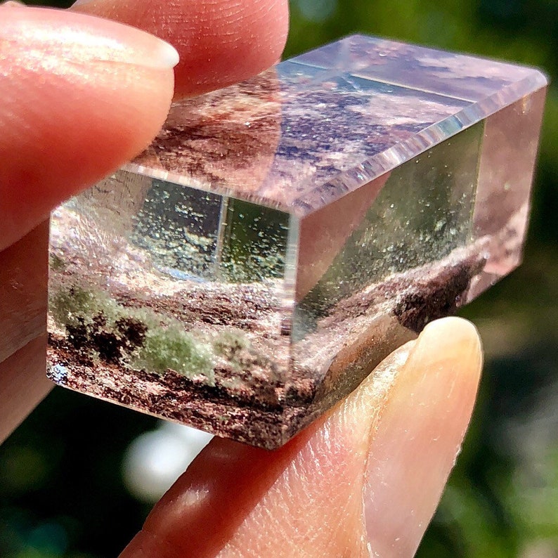 Rare Lodolite Garden Phantom Quartz - Etsy