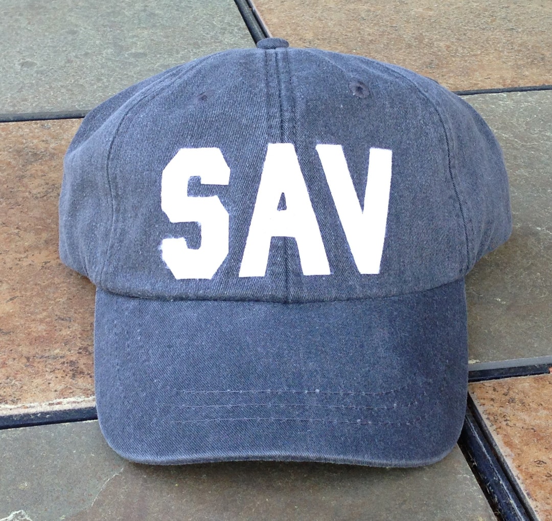 SAV Airport Code Baseball Cap - Etsy