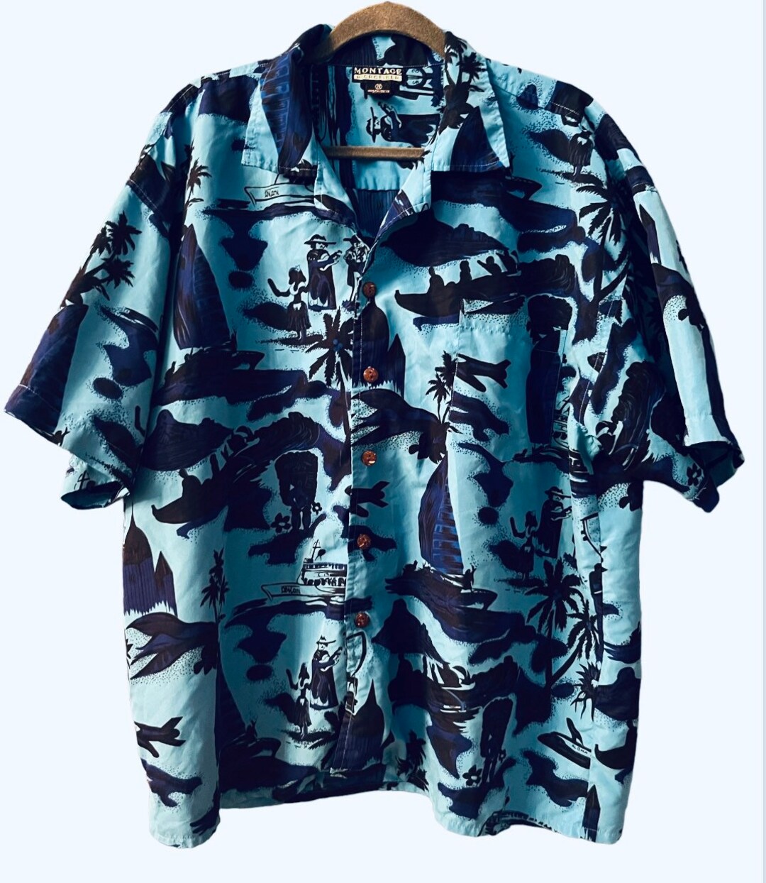 Vintage Looking Tiki Shirt - Etsy
