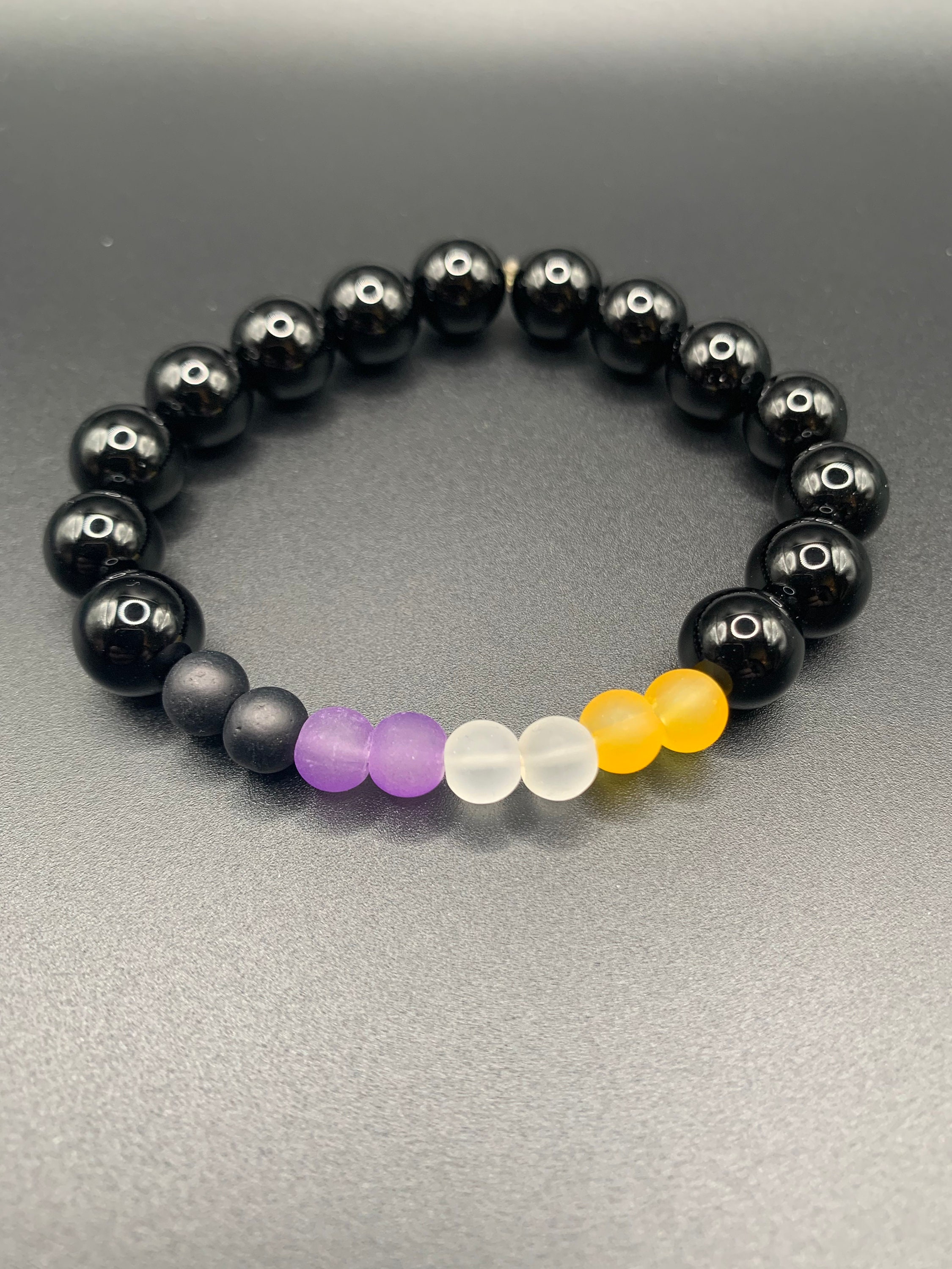 Non-binary Pride Flag Bracelet - Etsy