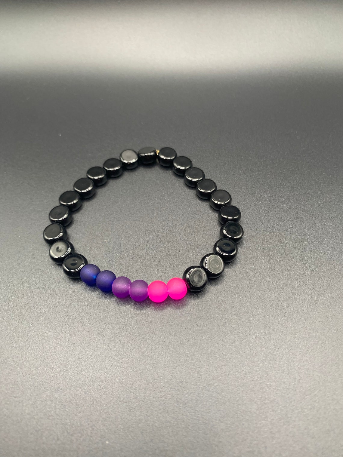 Bisexual Pride Flag Bracelet - Etsy