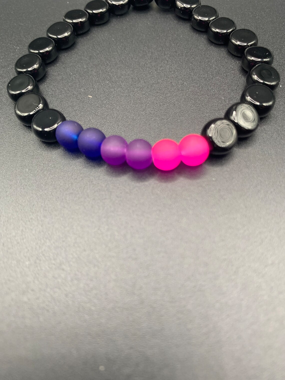 Bisexual Pride Flag Bracelet - Etsy