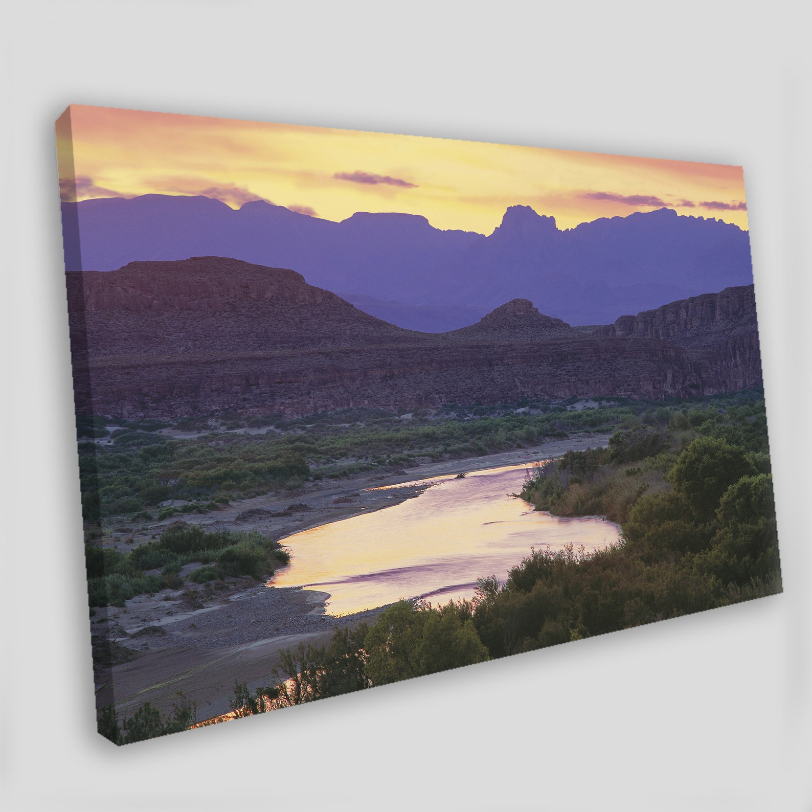 Big Bend canvas art print poster for home wall art home decor | Etsy
