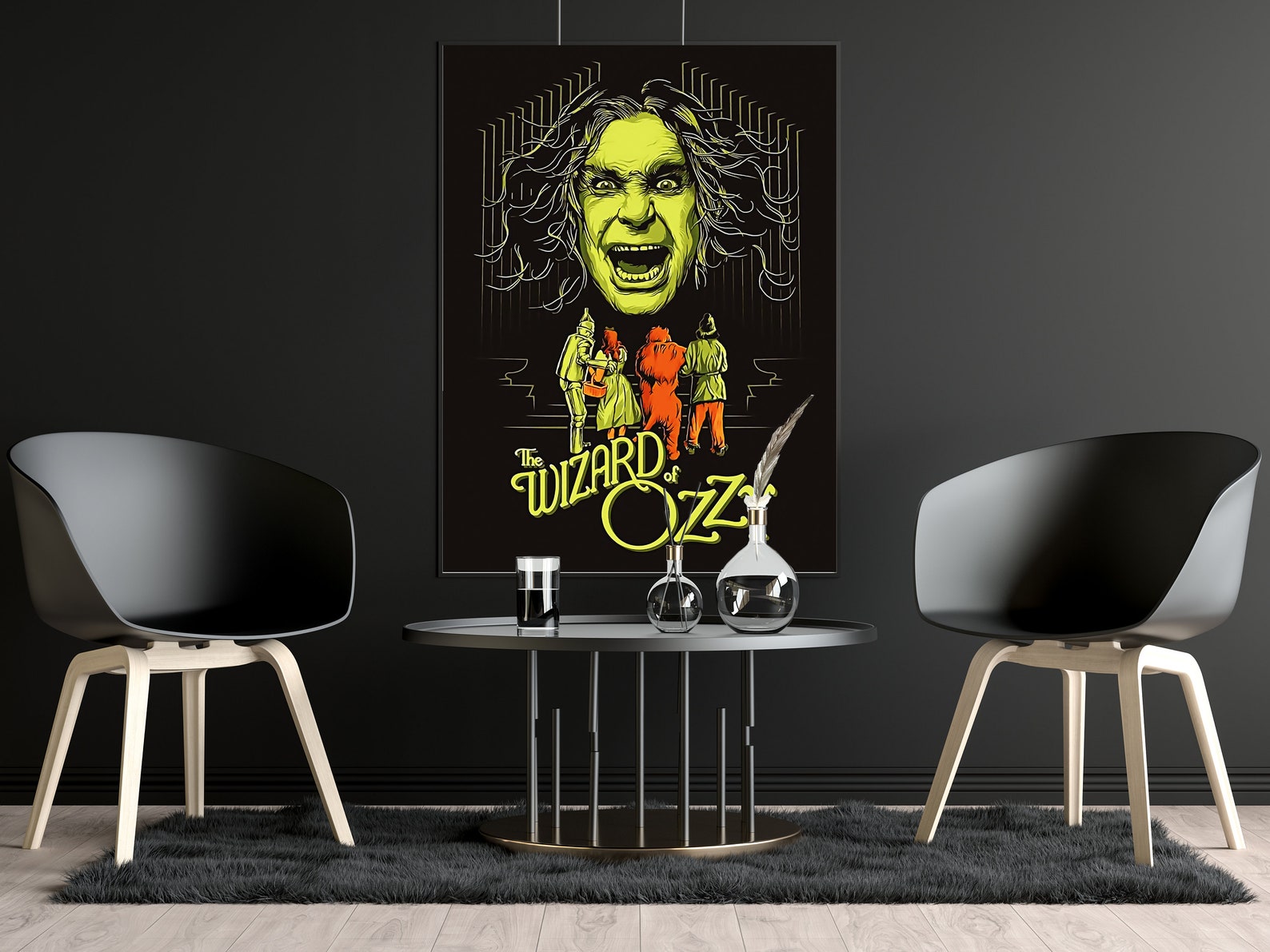 Ozzy Osbourne Art Ozzy Painting print poster canvas art print | Etsy