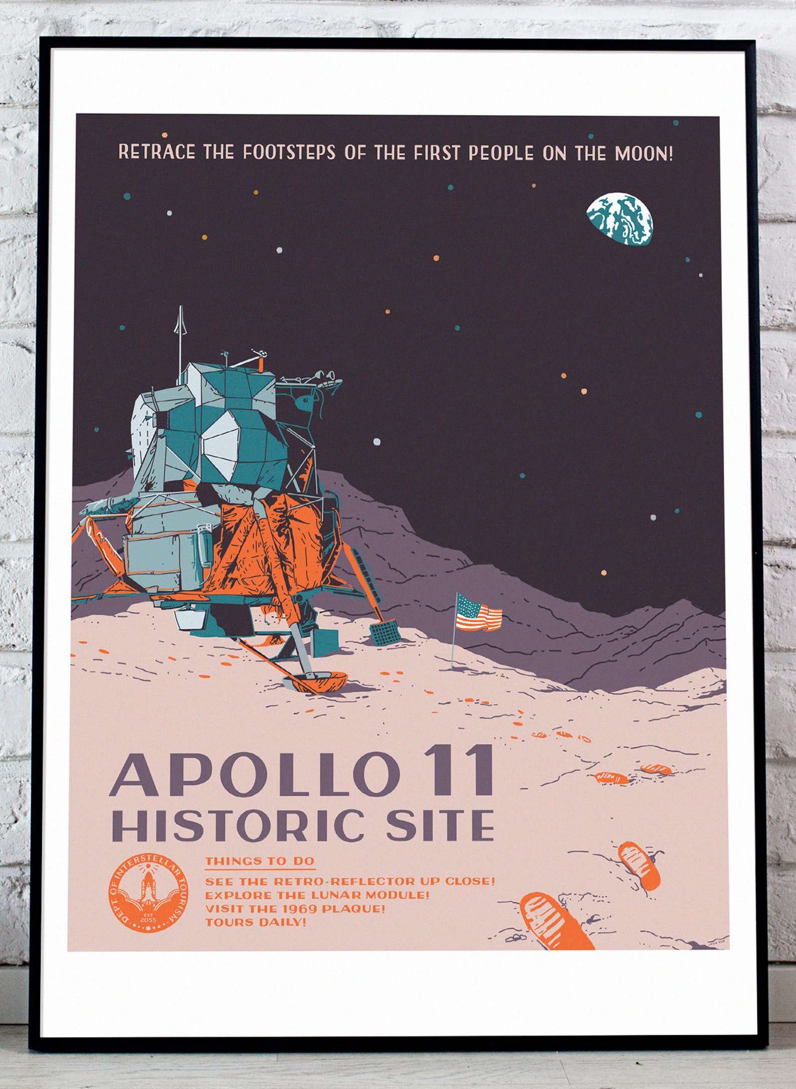 NASA Propaganda Apollo-11-print print poster canvas art print | Etsy