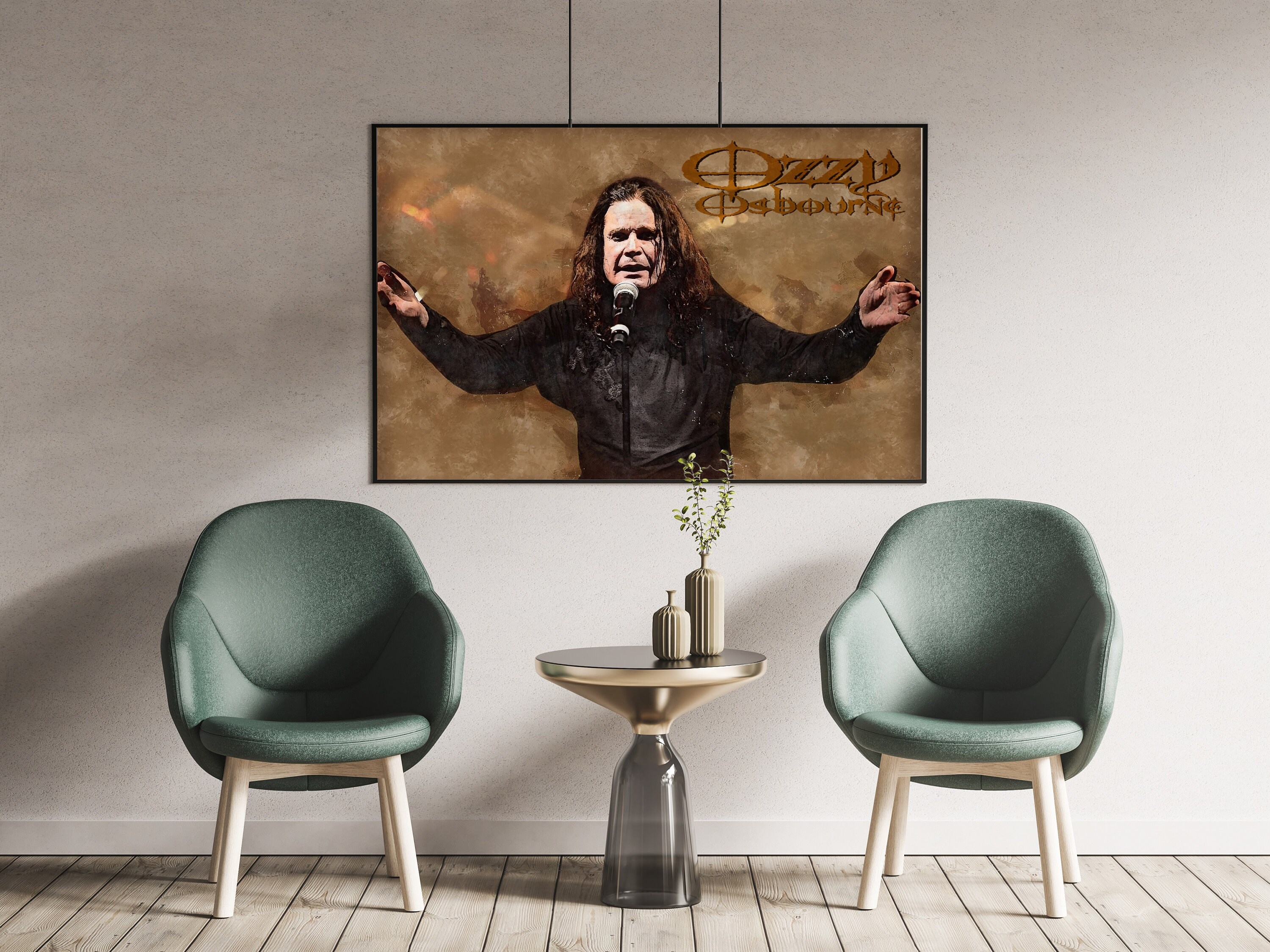 Ozzy Osbourne Art Ozzy Painting print poster canvas art print | Etsy