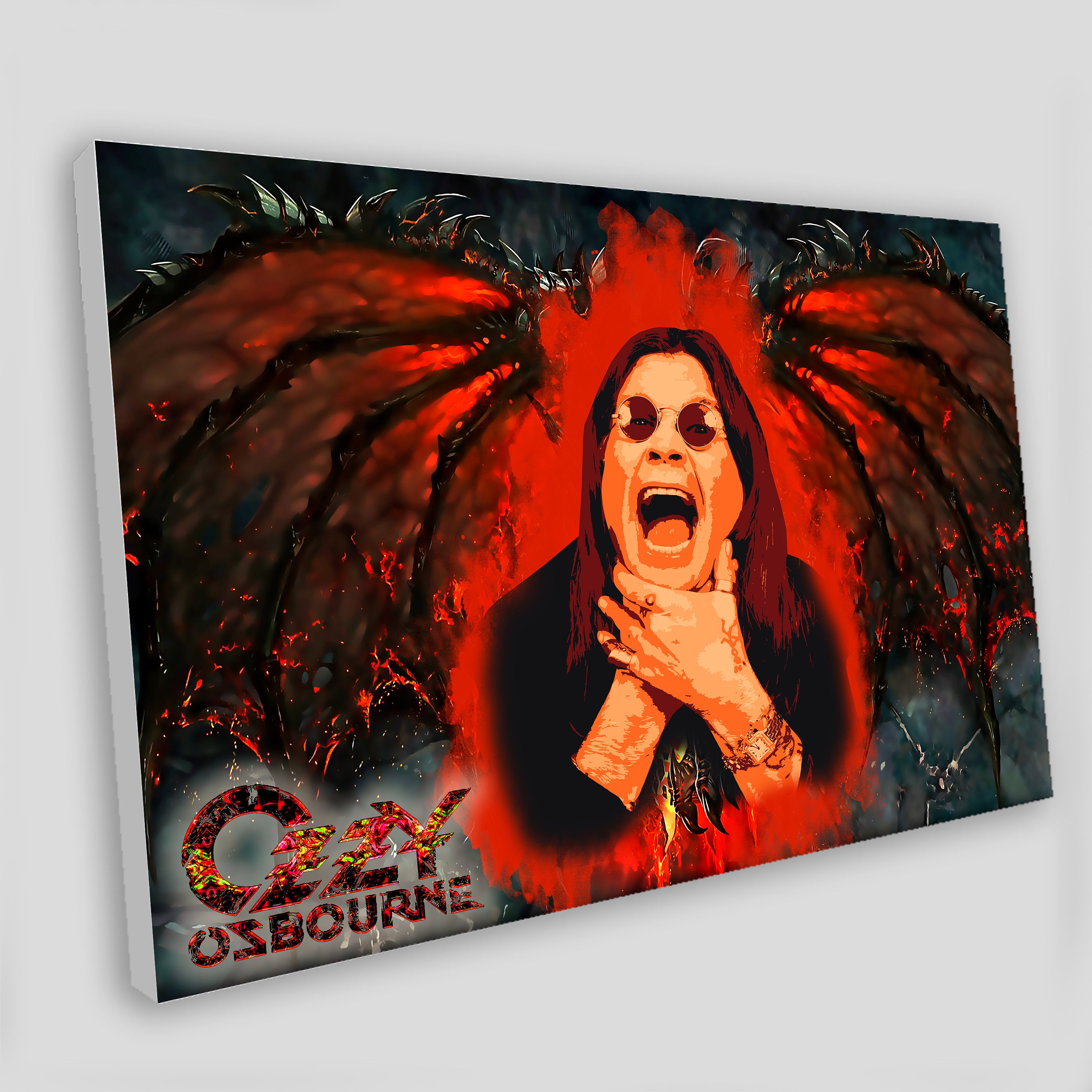 Ozzy Osbourne Art Ozzy Painting print poster canvas art print | Etsy