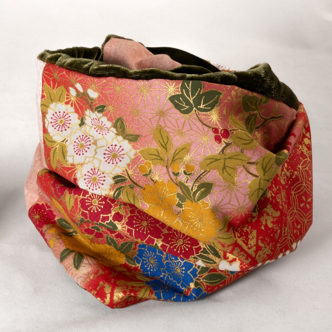 Women's Snood Fuji Sakura Silk Velvet - Etsy