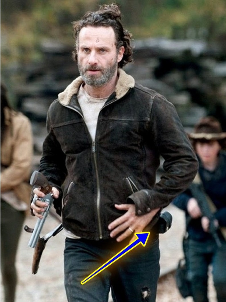 HKS Walking Dead Rick Grimes Style Black Basketweave Speedloader Case ...