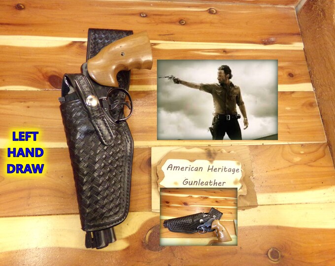 DH LEFT Hand Draw - - -walking Dead Rick Grimes Style Black Basketweave ...