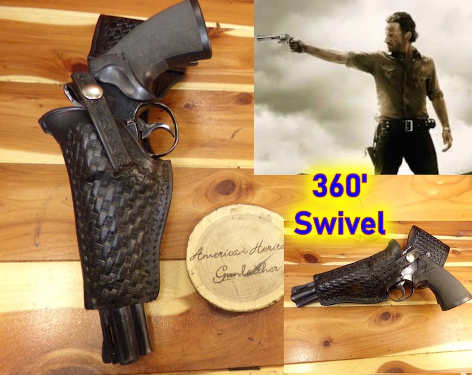 LEFT HAND Tex Shoemaker Walking Dead Rick Grimes Style Black ...