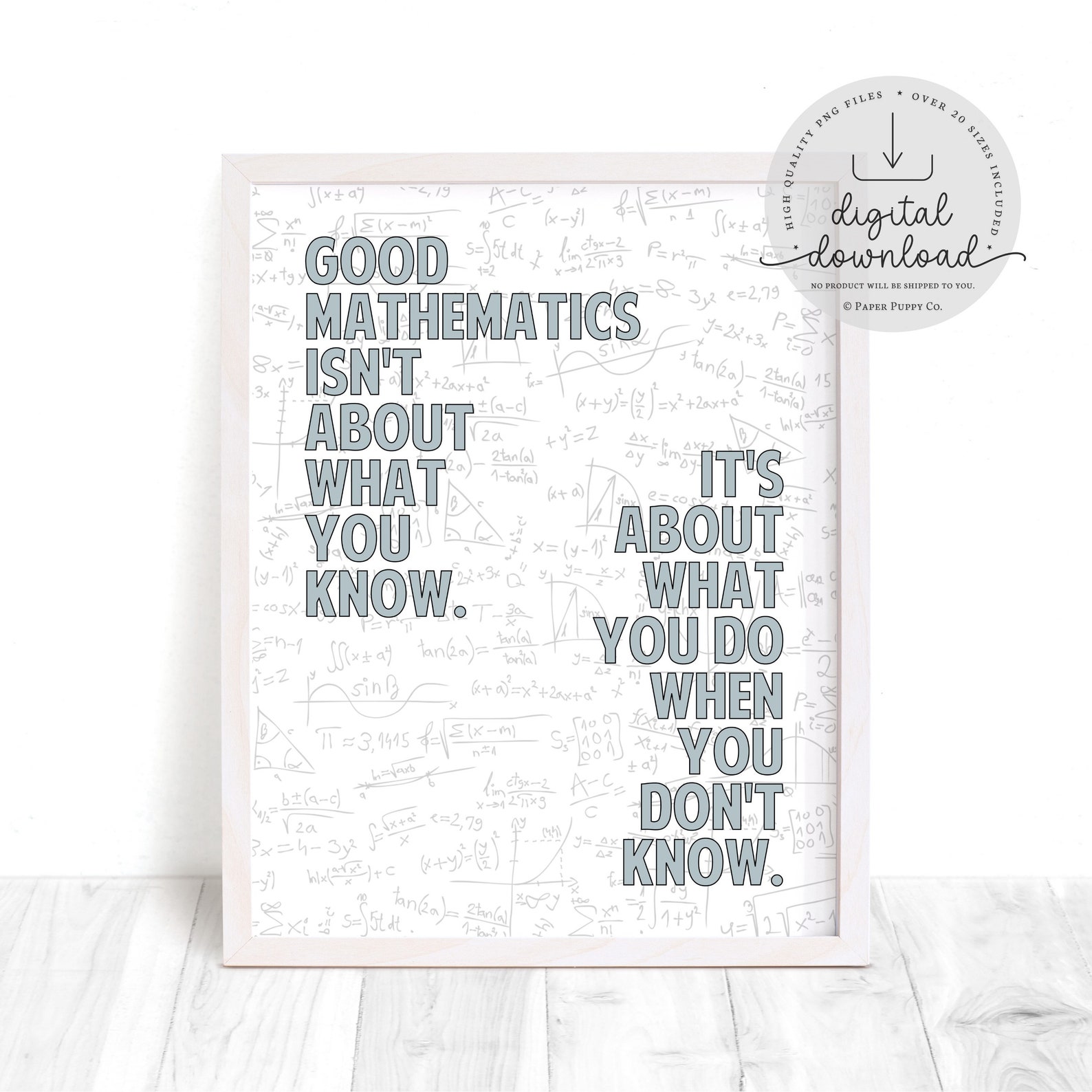 Good Mathematics Isn't About What You Know. It's About What You Do When ...