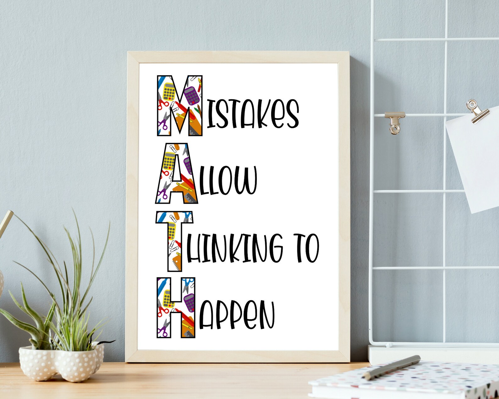 MATH Classroom Poster | Digital Download | Math Classroom Decor ...