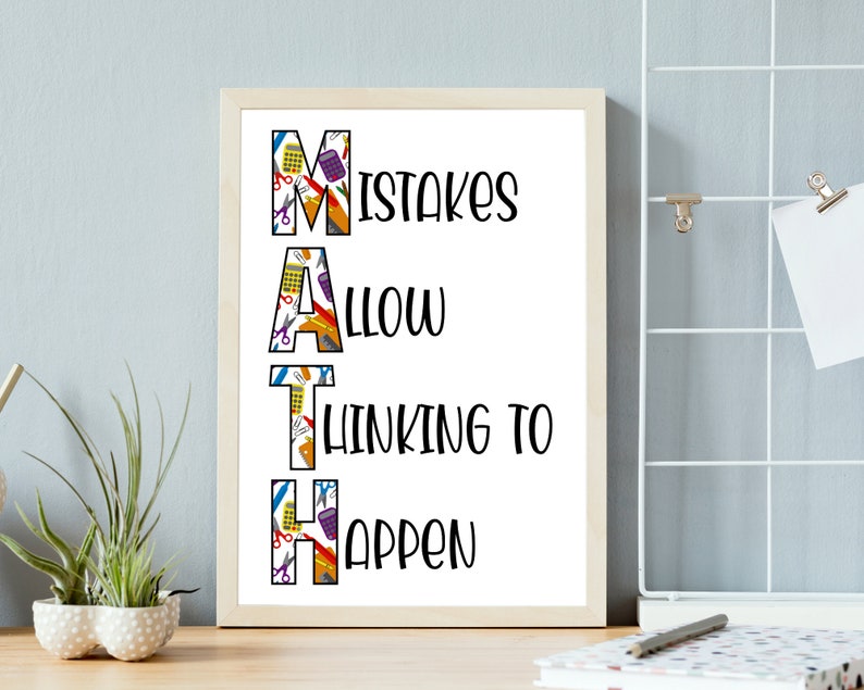 MATH Classroom Poster Digital Download Math Classroom - Etsy