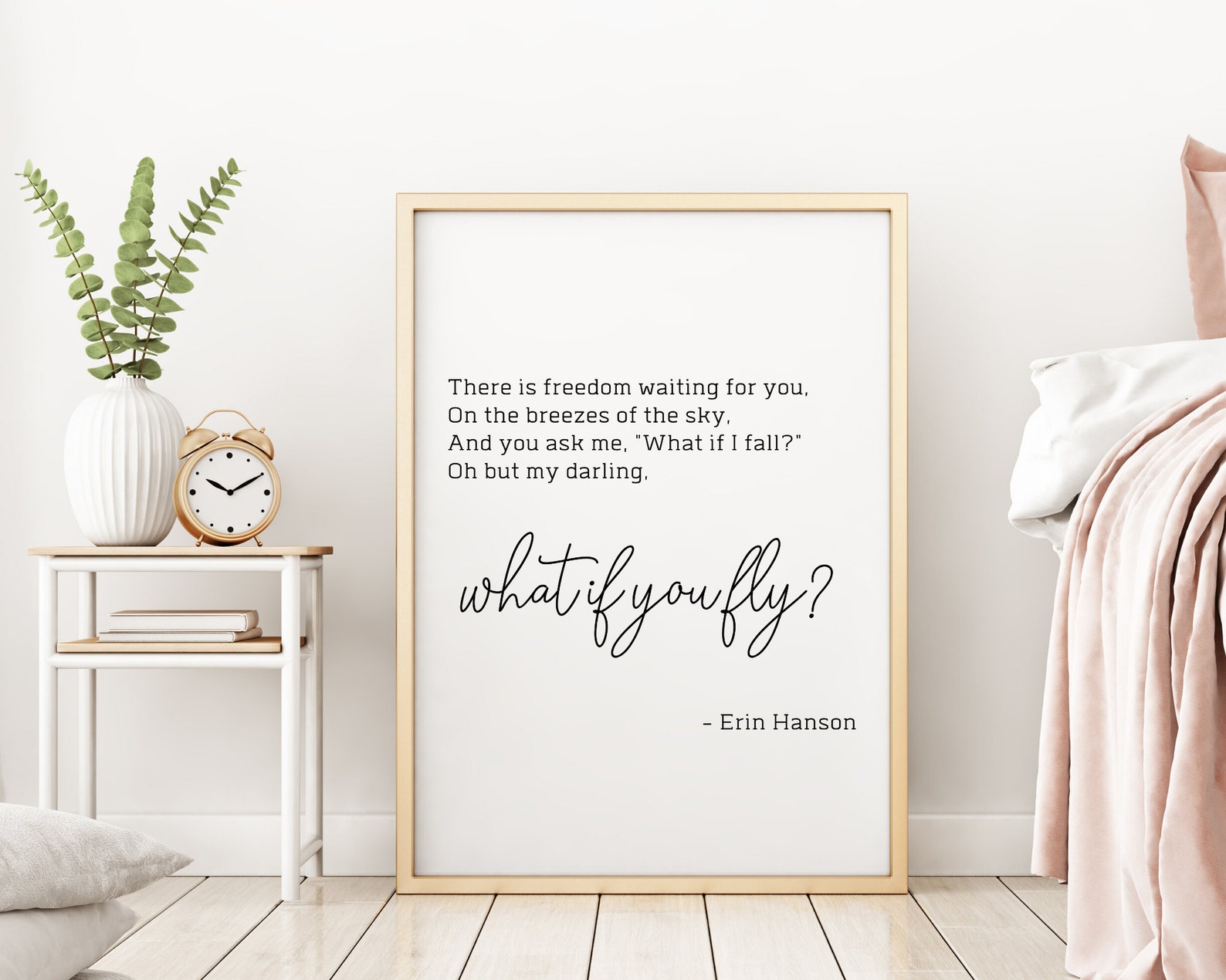 What If You Fly Quote Print Erin Hanson Quote | Etsy