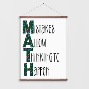 MATH Classroom Poster | Digital Download | Math Classroom Decor ...
