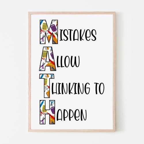 MATH Classroom Poster Digital Download Math Classroom | Etsy