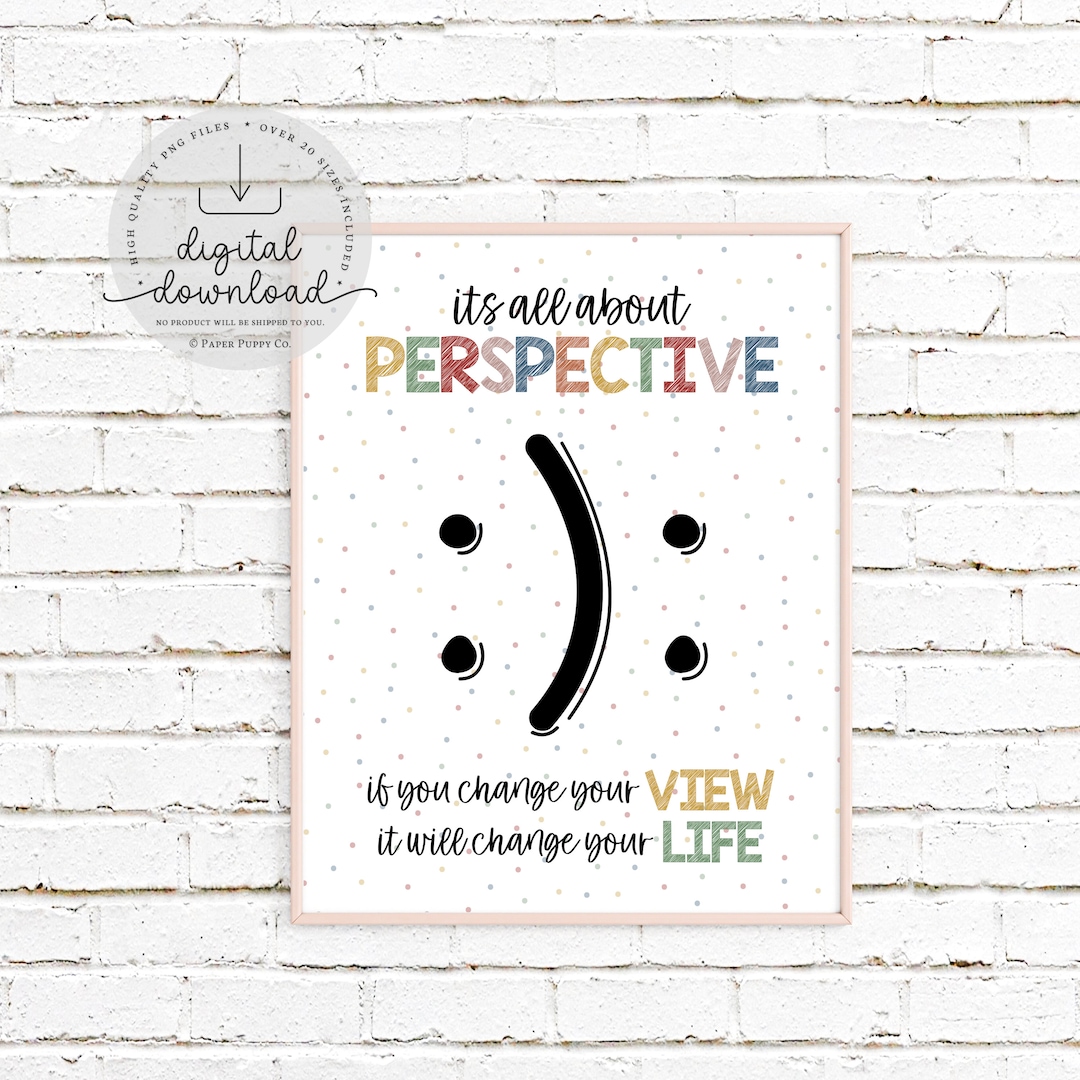 All About Perspective Poster, Guidance Counselor, Teacher, Classroom ...