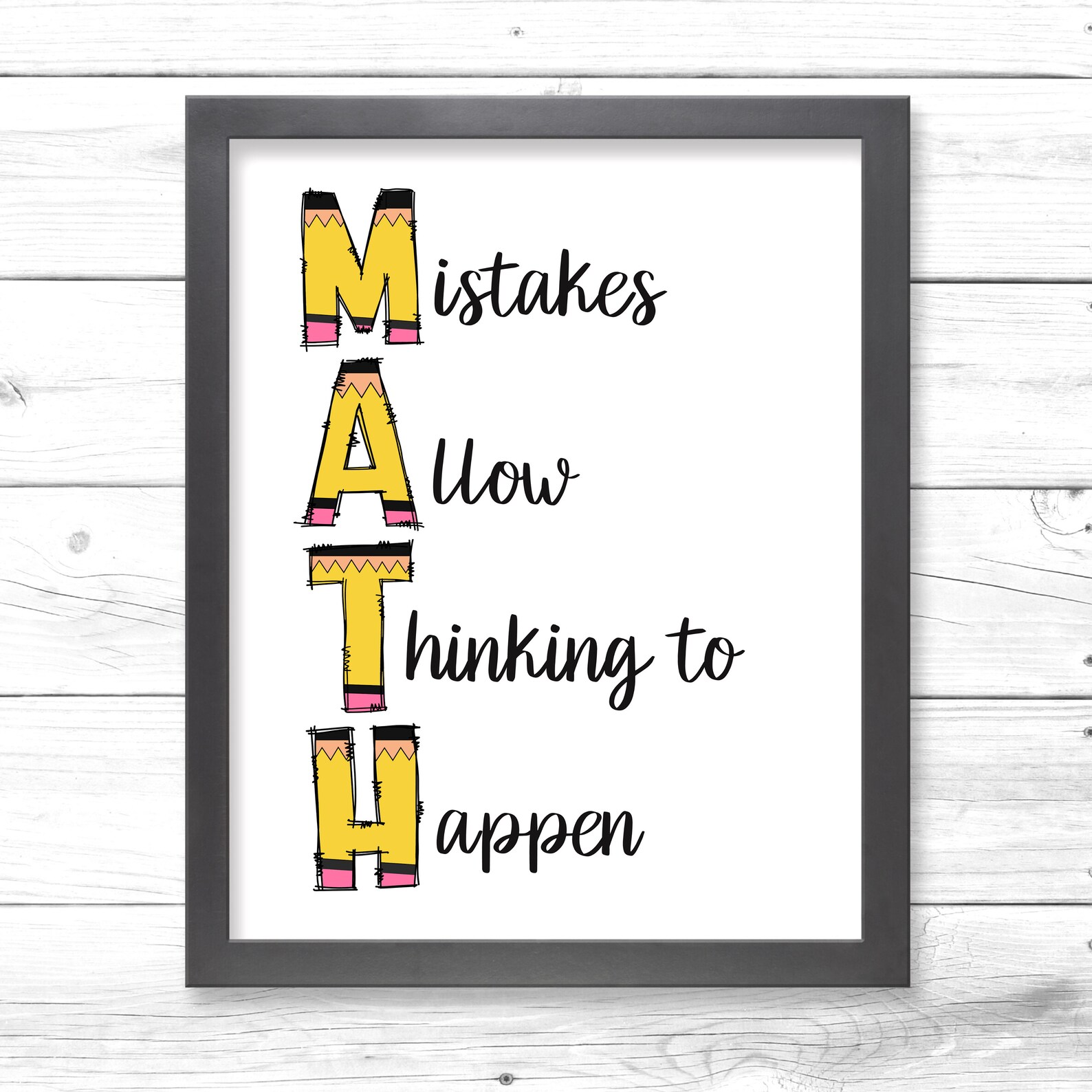 MATH Classroom Poster | Digital Download | Math Classroom Decor ...