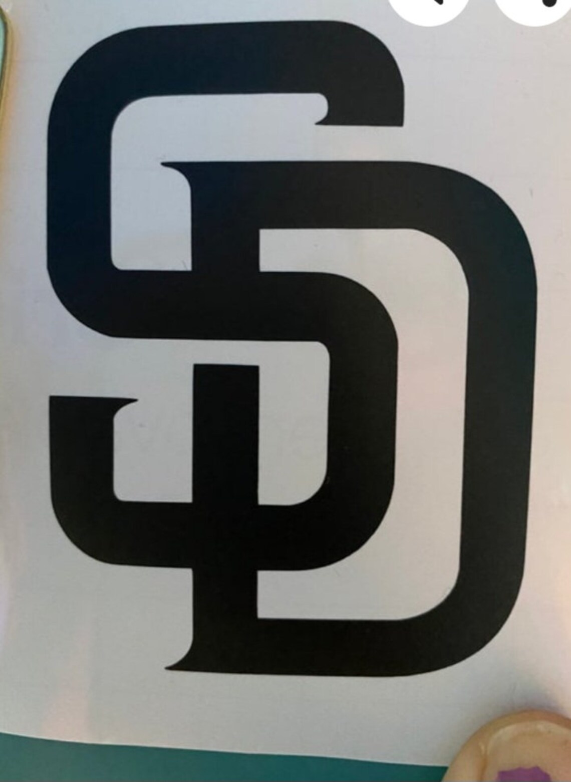 SD Padres San Diego Vinyl Decal - Etsy
