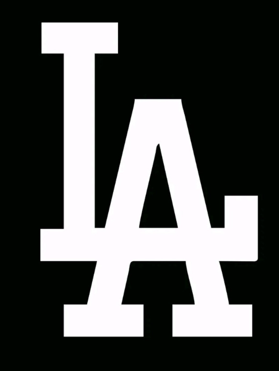 Los Angelese LA Vinyl Decal Baseball Team DODGE - Etsy
