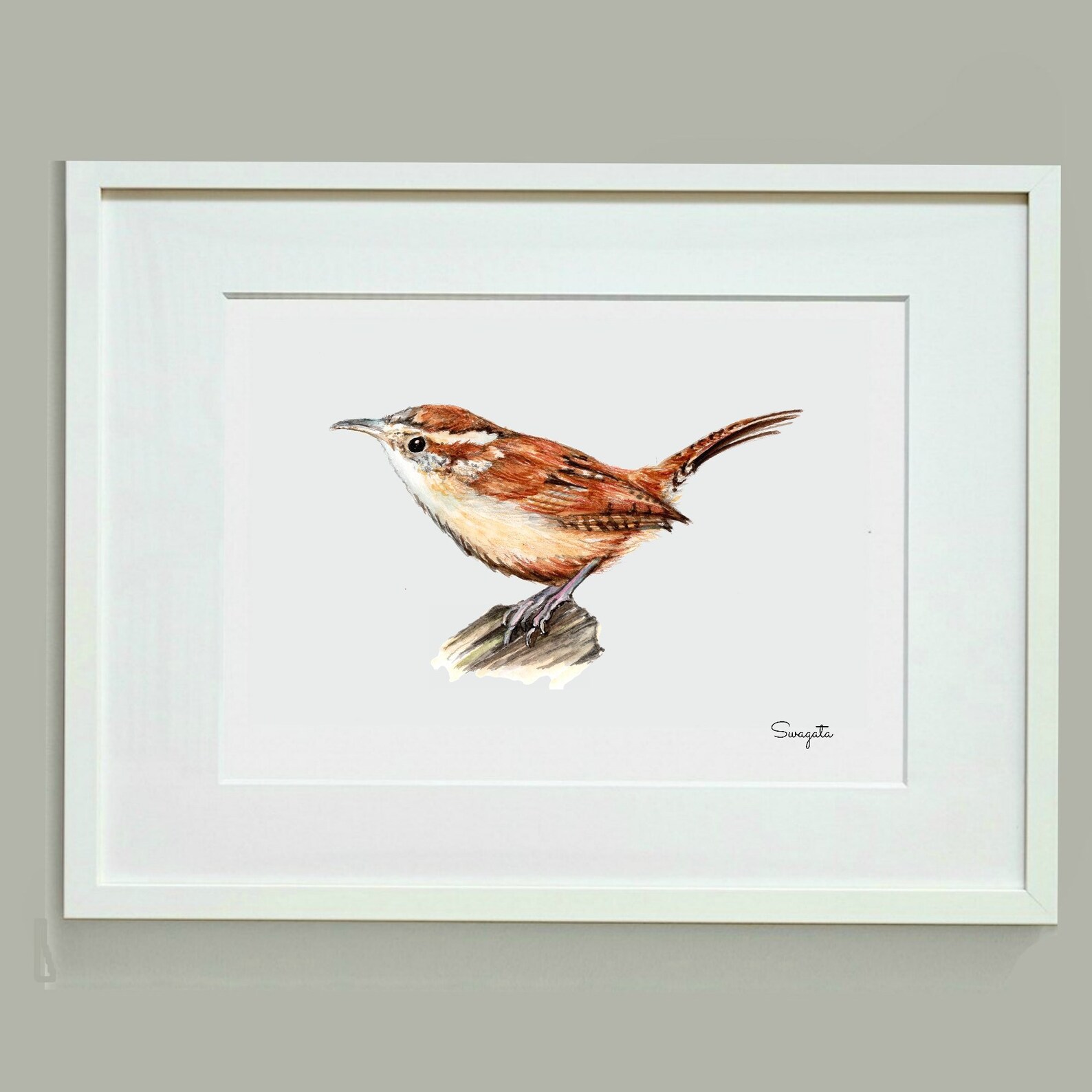 Set of 4 Bird Prints, Four Watercolor Birds, Downloadable Prints ...