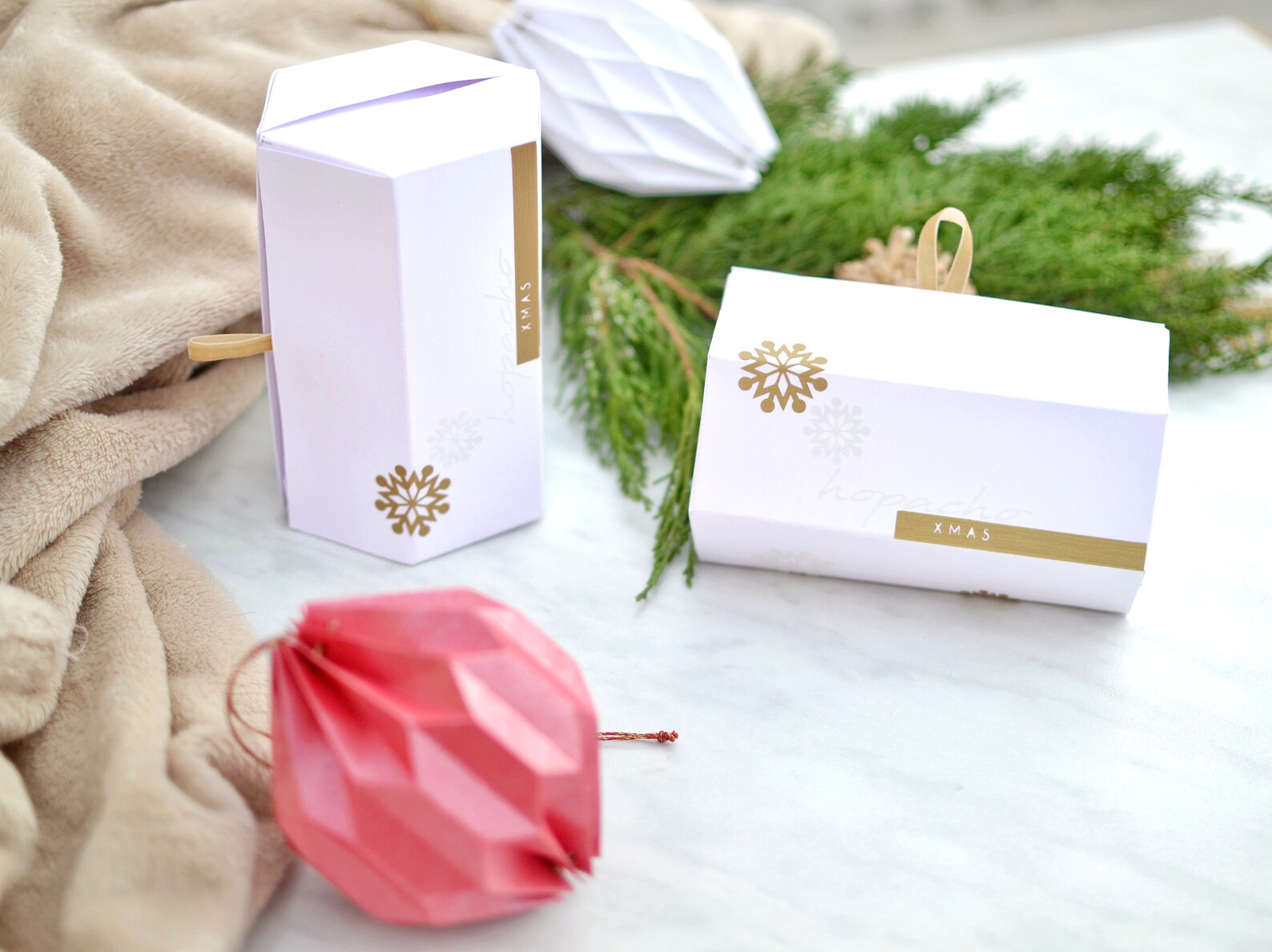 Origami Christmas Ornament Luxury Unique Geometric Origami Christmas ...