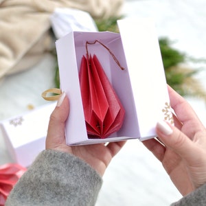 Origami Christmas Ornament Luxury Unique Geometric Origami Christmas ...