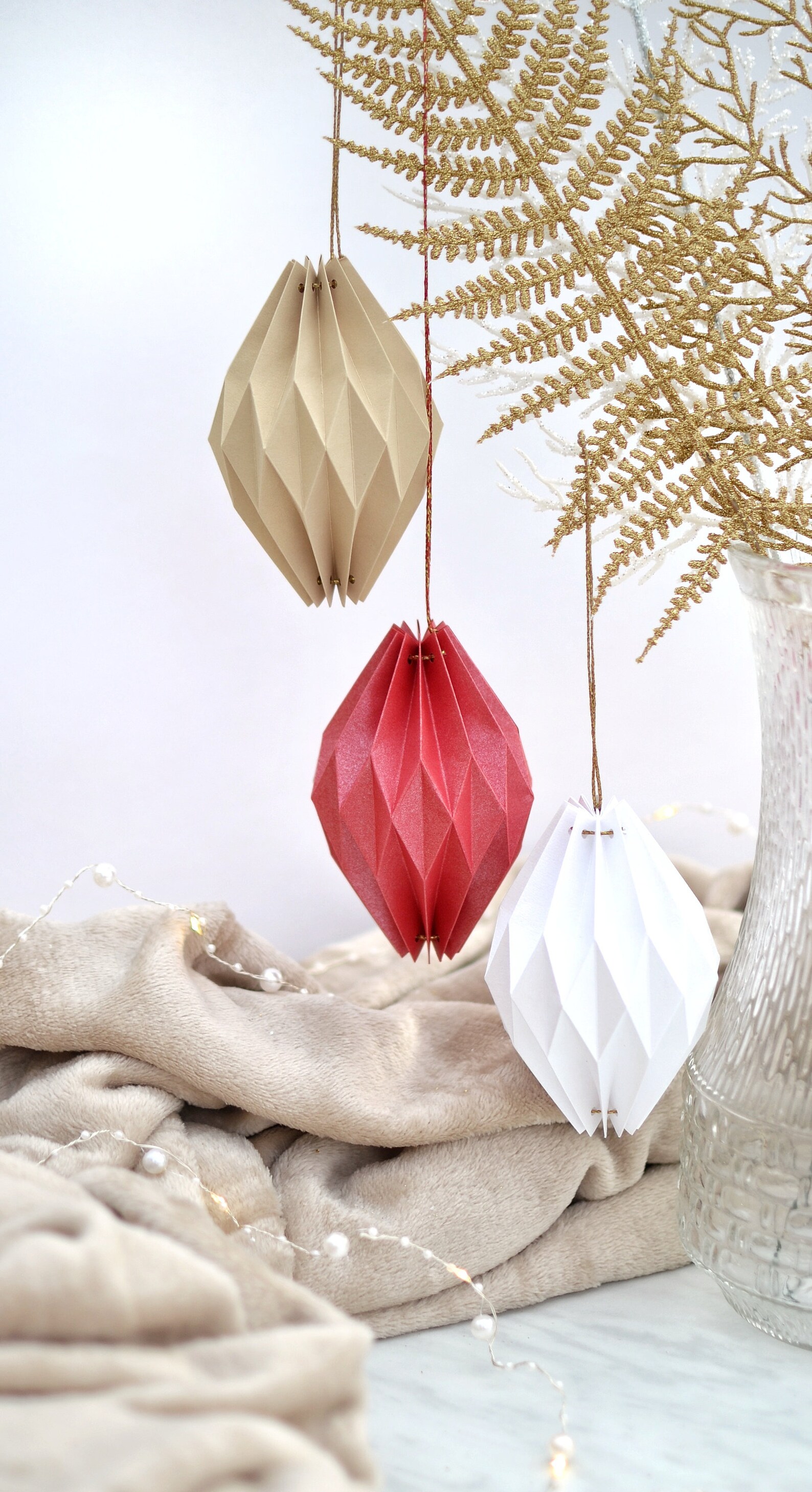 Origami Christmas Ornament Luxury Unique Geometric Origami - Etsy