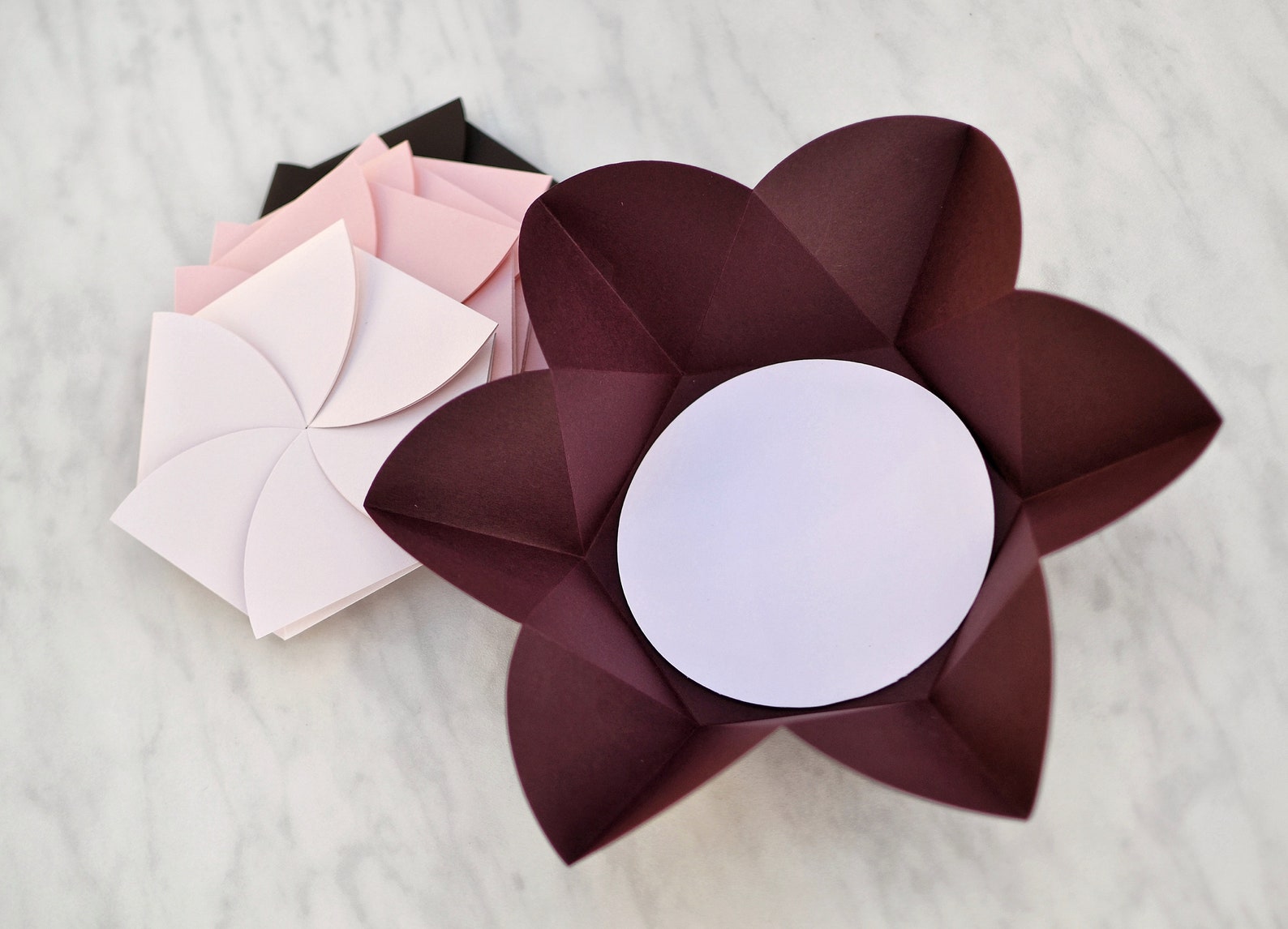 Origami Wedding Invitation Sleeve and Square Envelope Luxury | Etsy