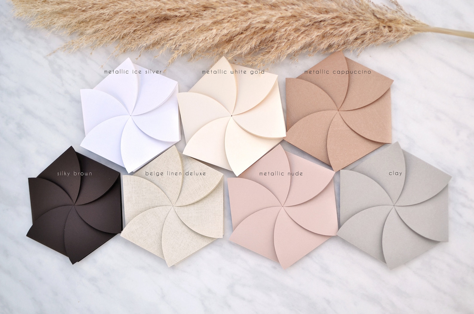 Origami Wedding Invitation Sleeve and Square Envelope Luxury Unique ...