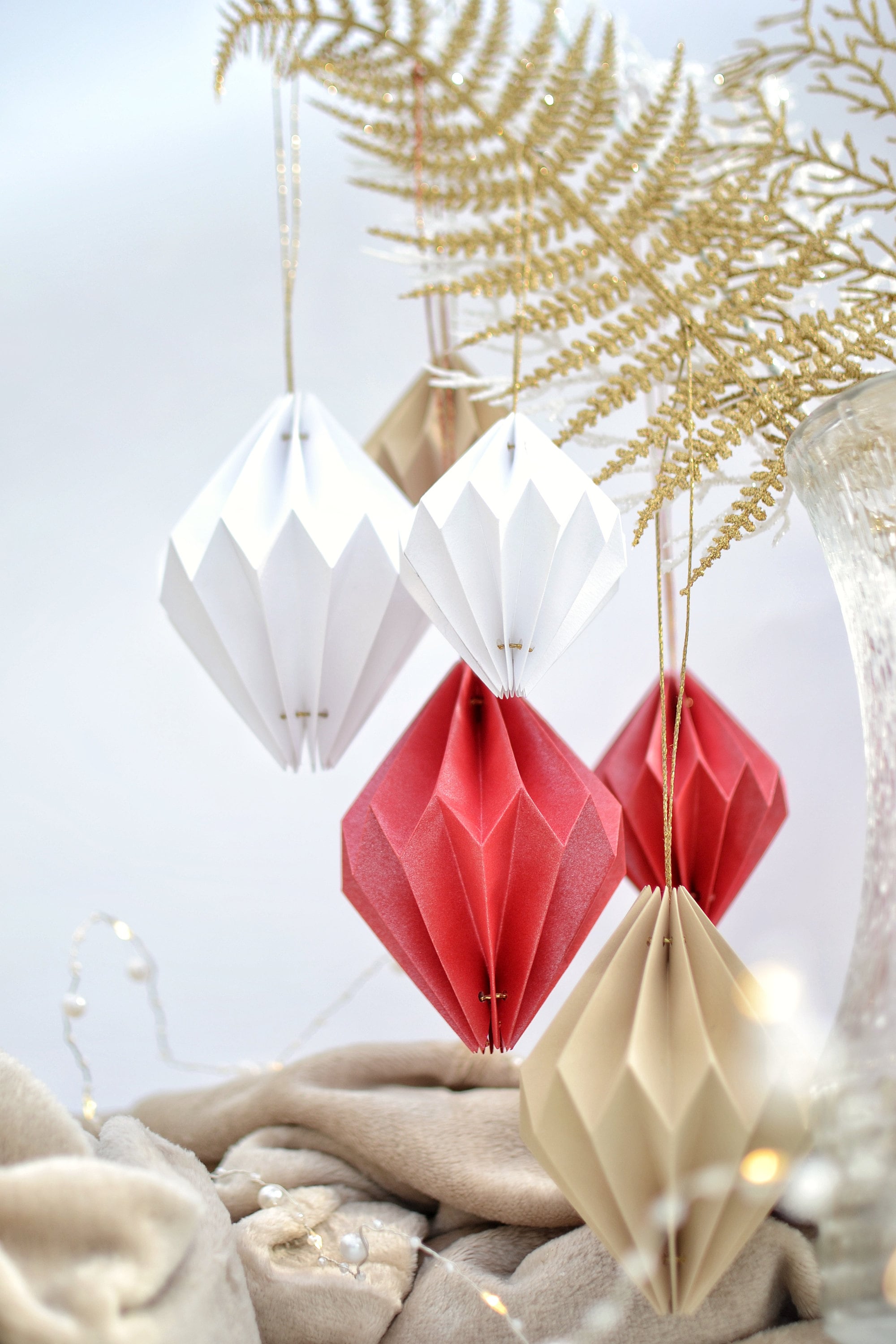 Origami Christmas Ornament Luxury Unique Geometric Origami - Etsy