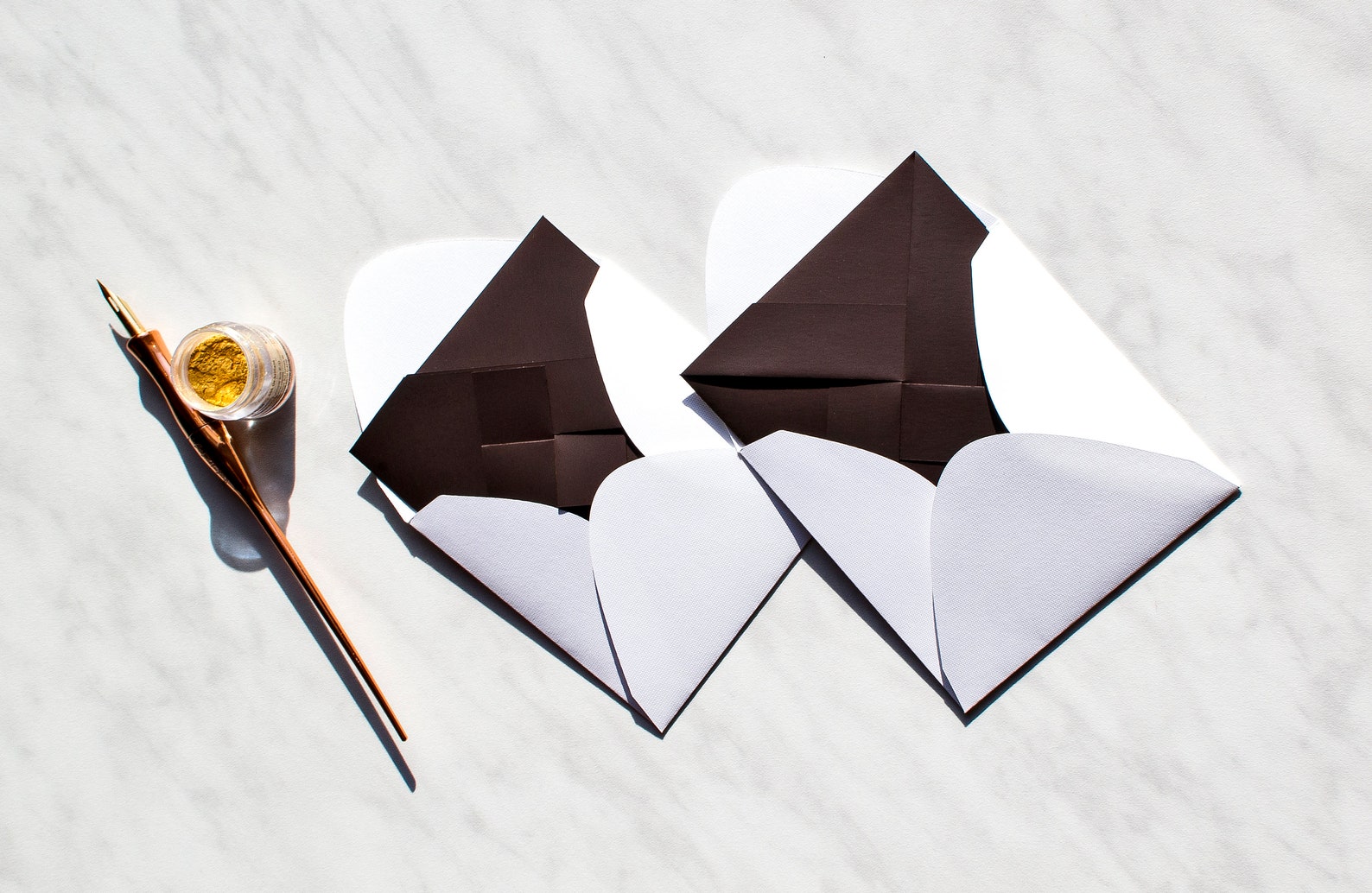 Earth Mix Origami Cards With Inserts and Envelopes Handmade Luxury ...