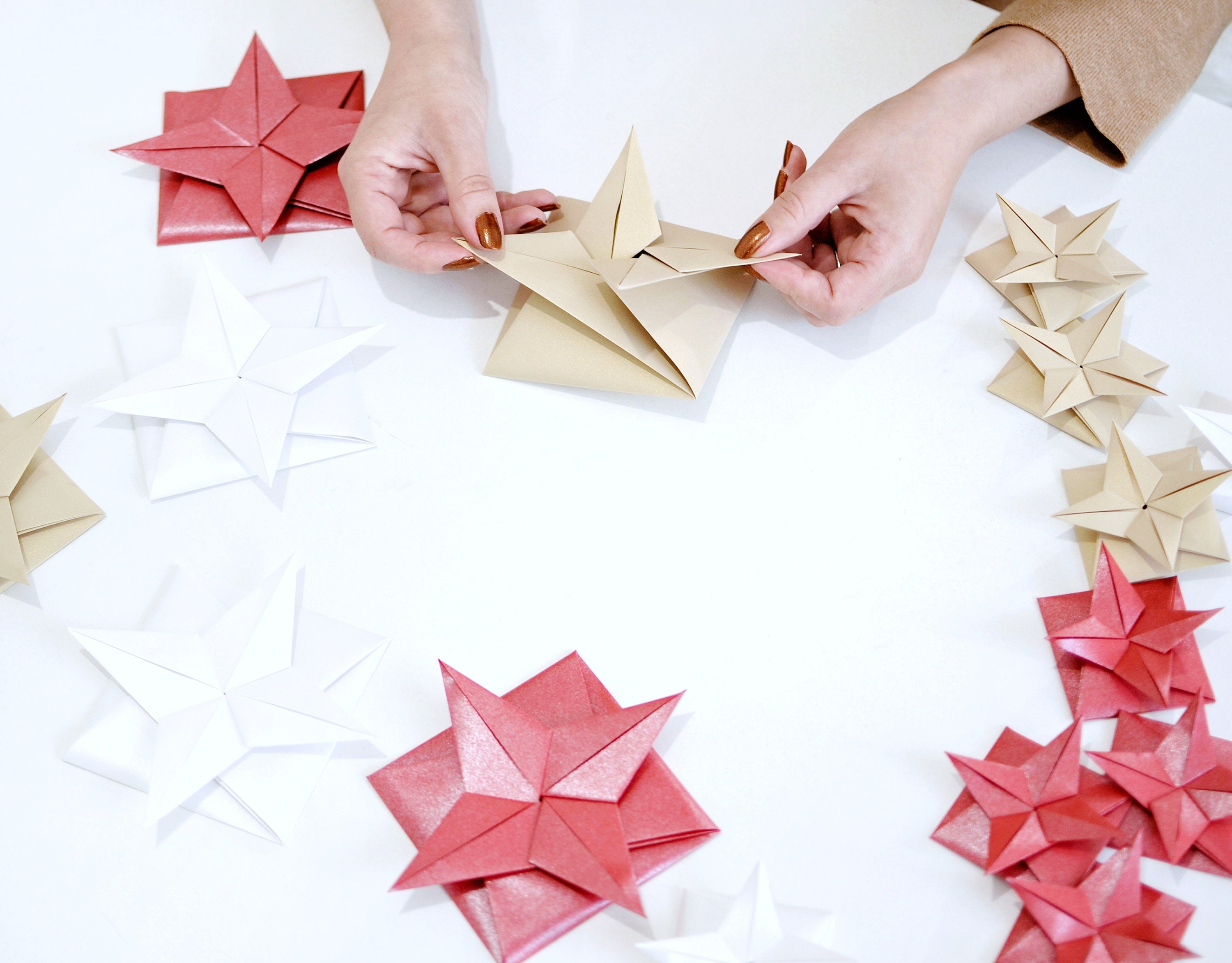 Origami Christmas Invitation Sleeve and Square Envelope - Etsy