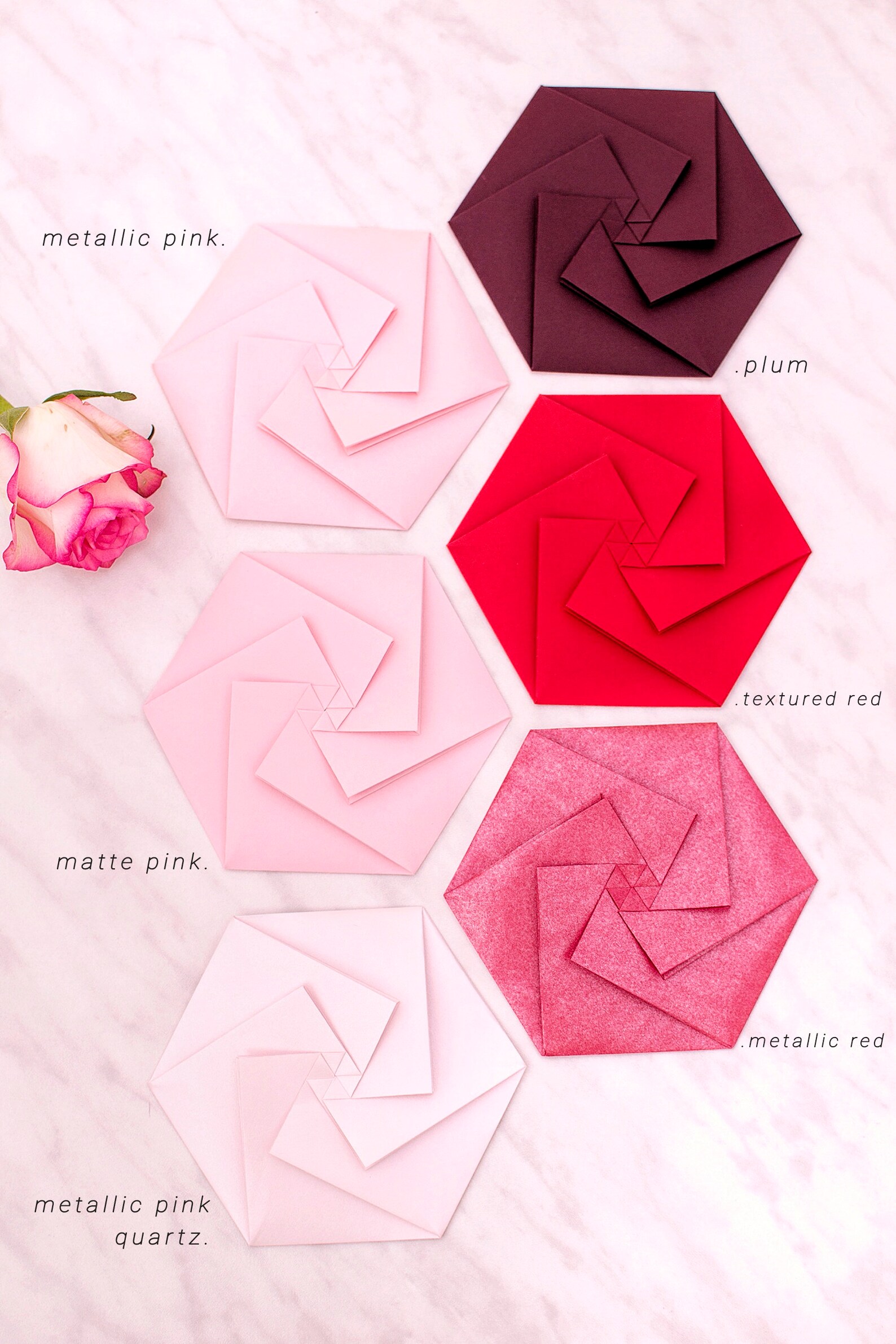 Origami Wedding Invitation Sleeve and Square Envelope Luxury - Etsy