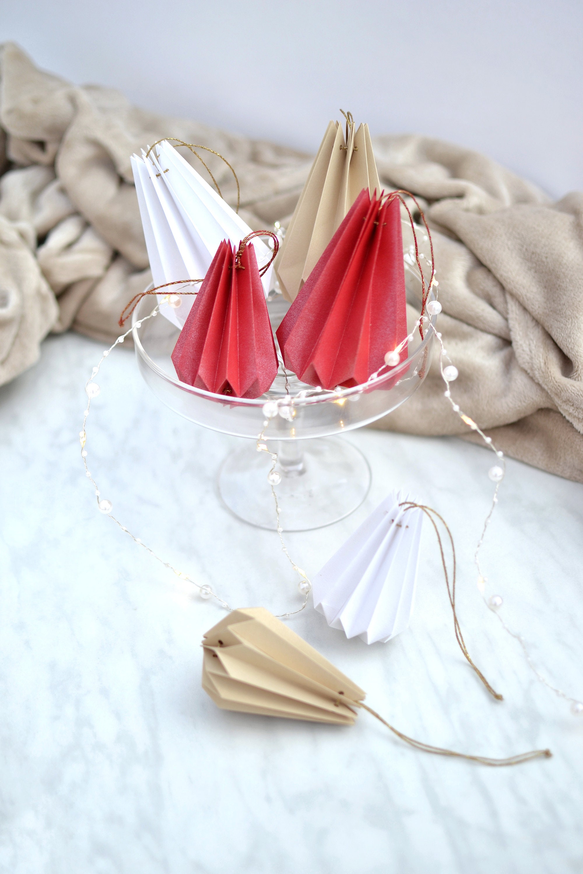 Origami Christmas Ornament Luxury Unique Geometric Origami - Etsy