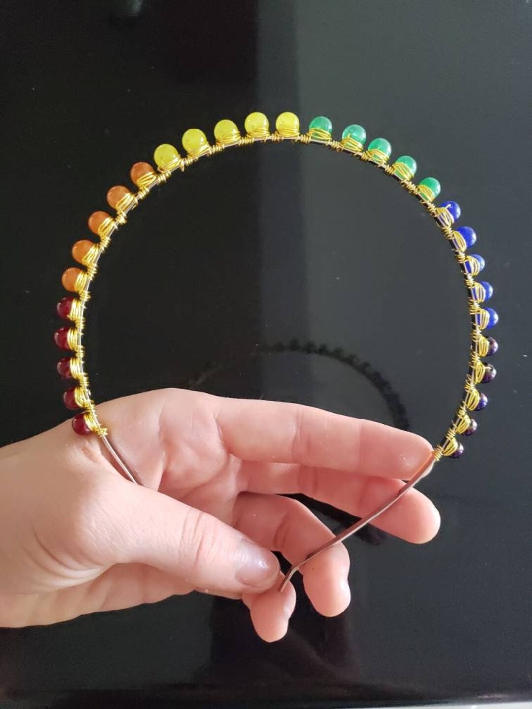 PRIDE MONTH Handcrafted Rainbow Headband Rainbow Accessories LGBT ...