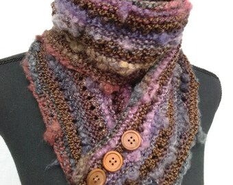 Scarf with buttons | Etsy