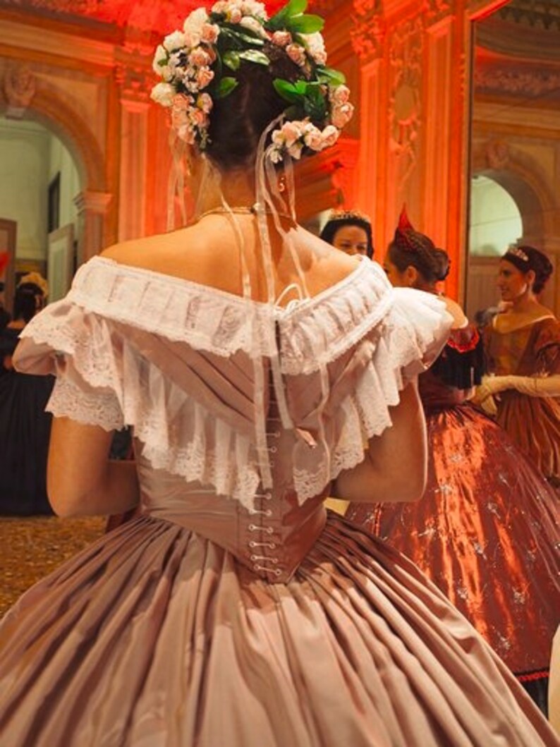 Crinoline 1860 Dress - Etsy