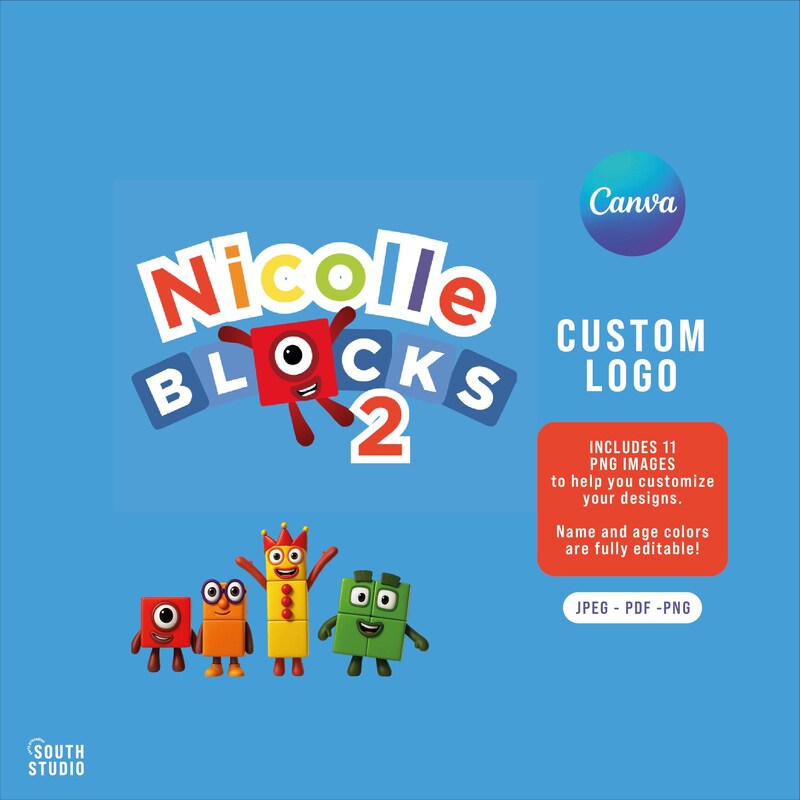 Numberblocks Png - Etsy