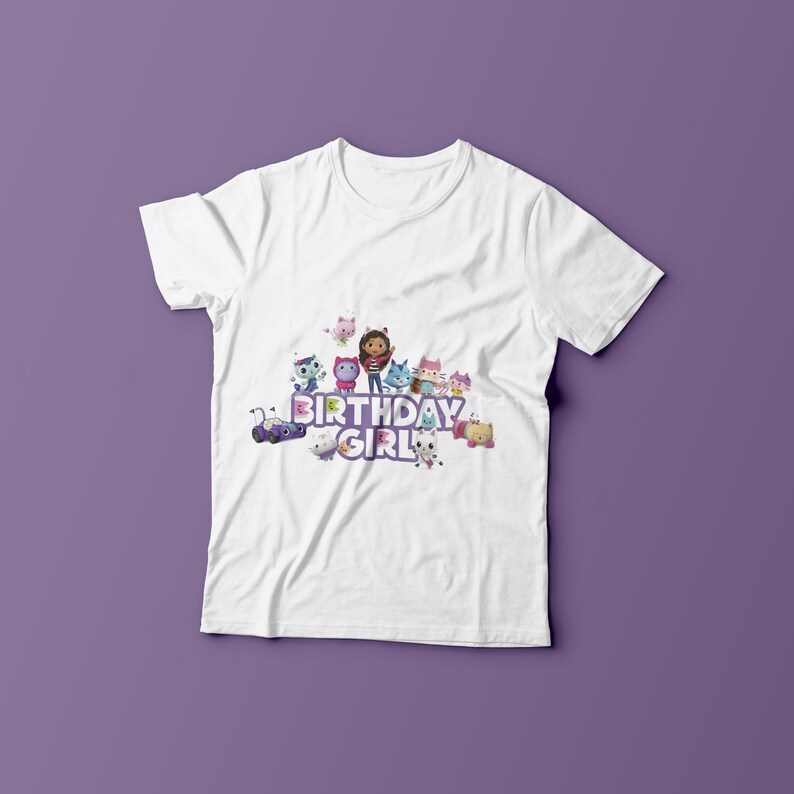 Gabby's Dollhouse Editable T-shirt Iron on Transfer Bundle (digital ...