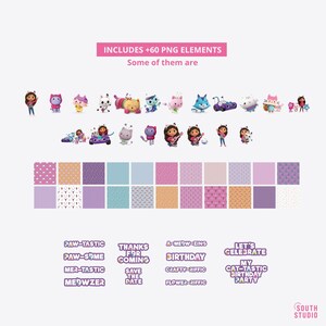 EDITABLE Gabby's Dollhouse Capri Sun Juice Sticker. Gabby's Dollhouse ...